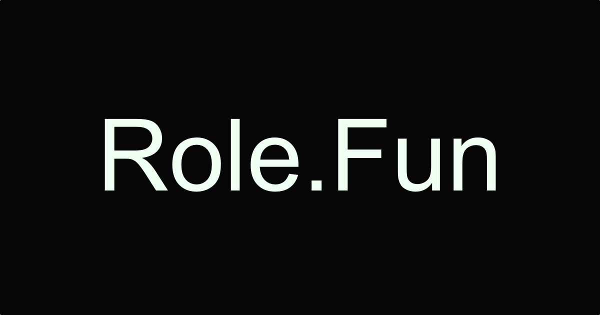 Role.fun — Your AI Role-Playing Universe